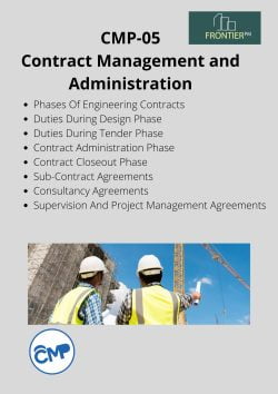 CMP-05 Contract Management and Administration - Frontier PM